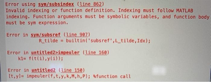 Solved rewrite matlab code to allow the equation | Chegg.com