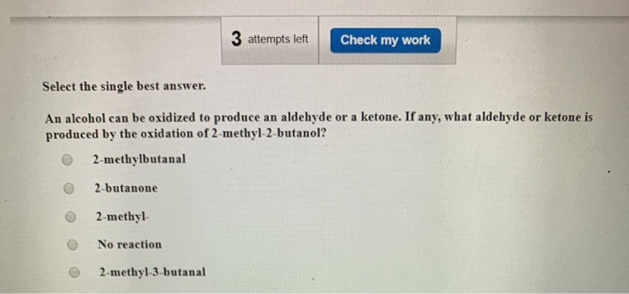 Solved 3 attempts left Check my work Select the single best | Chegg.com
