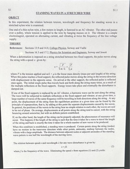 Solved please help me solve for the theoretical wavelengths | Chegg.com
