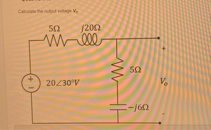 Calculate the output voltage V0 | Chegg.com Calculate the output voltage V0 | Chegg.com
