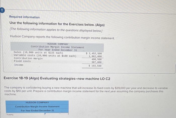 Solved Required information Use the following information | Chegg.com