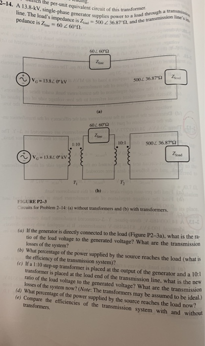 Solved the per-unit equivalent circuit of this transformer | Chegg.com
