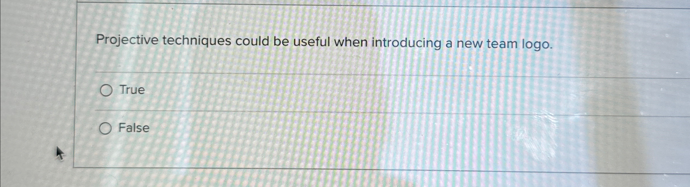 Solved Projective techniques could be useful when | Chegg.com