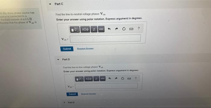 Solved A balanced positive-sequence wye-connected 60−Hz | Chegg.com