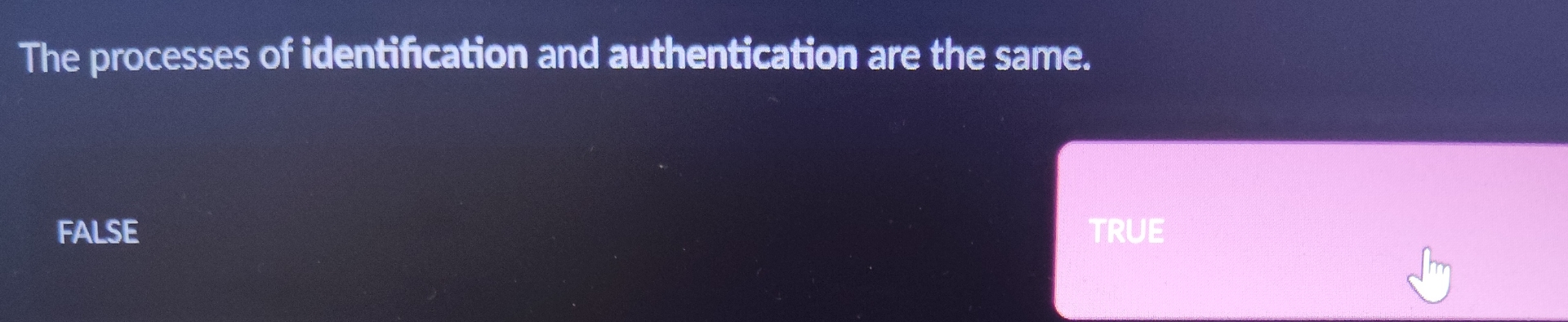 Solved The processes of identification and authentication | Chegg.com