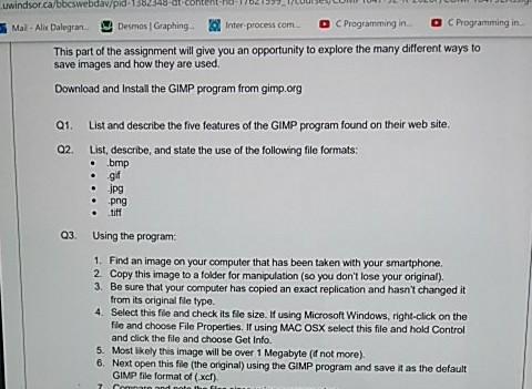 Solved uwindsor.ca/bbcswebdav/pid 1382348 Mal - All Dalegram | Chegg.com