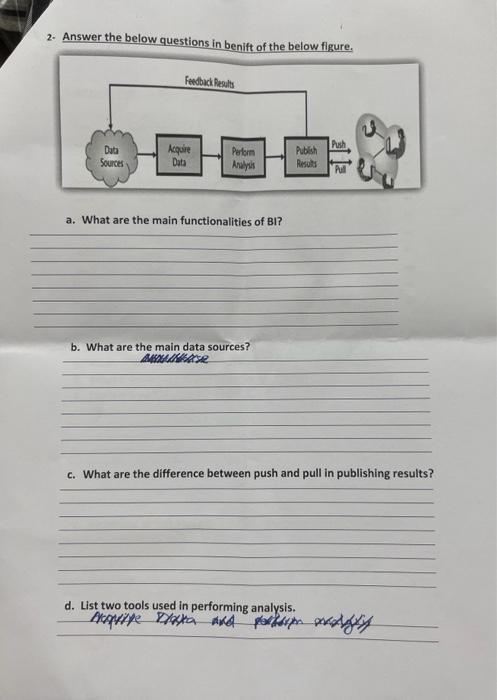 Solved 2. Answer the below questions in benift of the below | Chegg.com