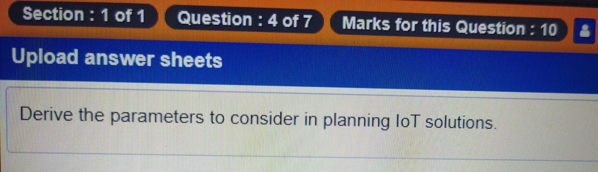 Solved Section 1 Of 1 Question 4 Of 7 Marks For This