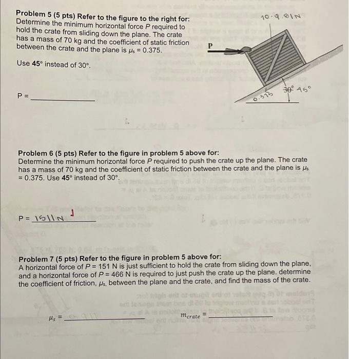 Solved Problem 5(5 pts) Refer to the figure to the right | Chegg.com