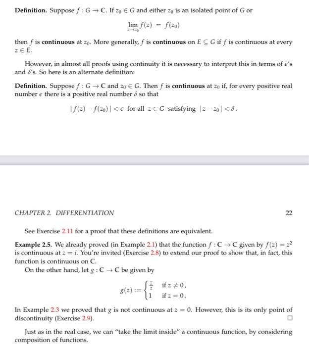 Solved Problem 2: Prove that the function p : C − {0} → C | Chegg.com