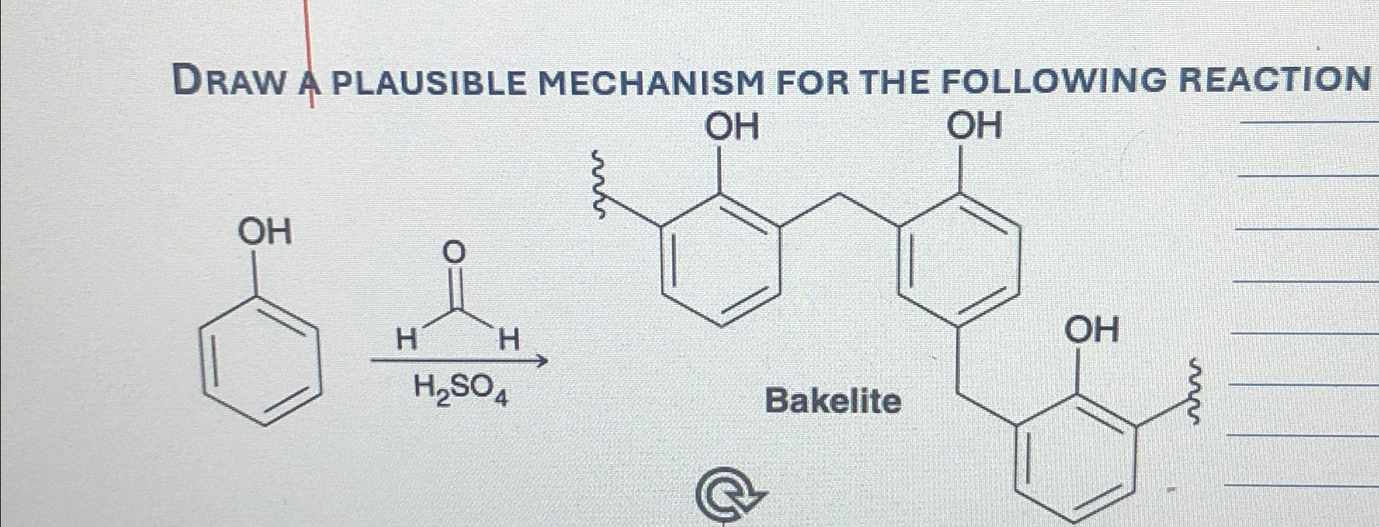Solved DRAW A PLAUSIBLE MECHANISM FOR THE FOLLOWING REACTION | Chegg.com Solved DRAW A PLAUSIBLE MECHANISM FOR THE FOLLOWING REACTION | Chegg.com