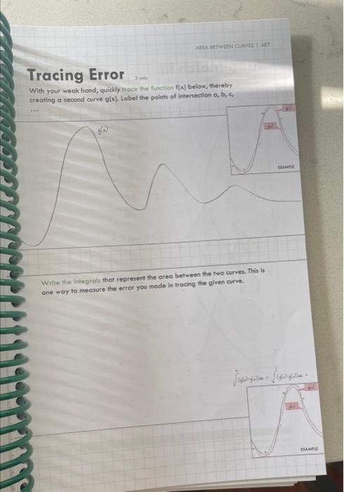 Tracing Error With your weak hond, quickly troce the | Chegg.com