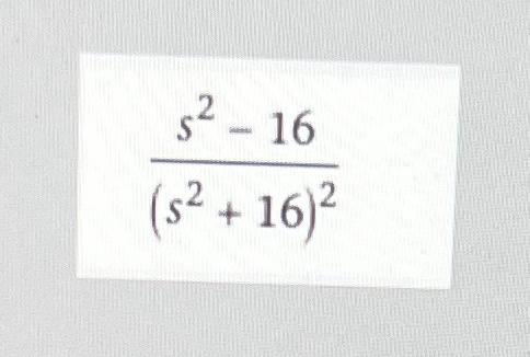 Solved Find Laplace transform using integration and show all | Chegg.com