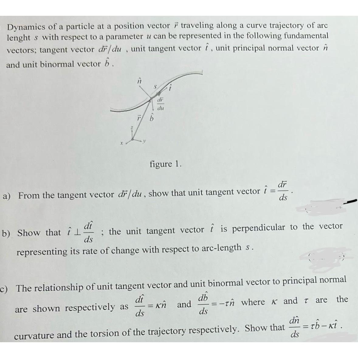 Solved Dynamics of a particle at a position vector vec(r) | Chegg.com