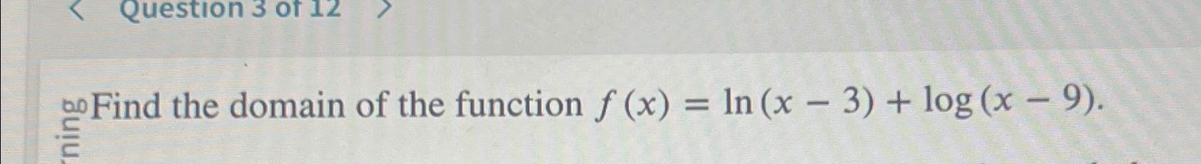 Solved find the domain of the function | Chegg.com