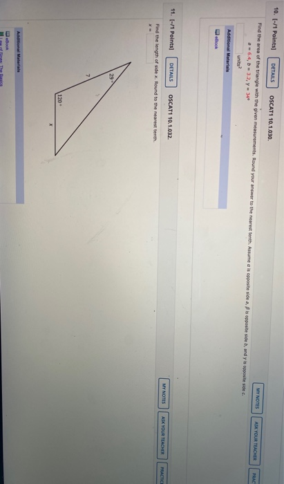 Solved 10. [-/1 Points DETAILS OSCAT1 10.1.030 MY NOTES Find | Chegg.com Solved 10. [-/1 Points DETAILS OSCAT1 10.1.030 MY NOTES Find | Chegg.com