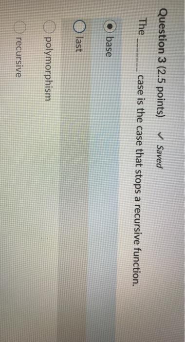 Solved Question 1 (2.5 points) Consider the usual algorithm | Chegg.com