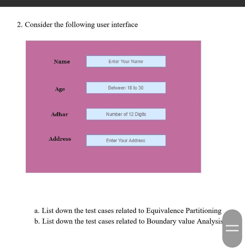 Solved 1. A program reads three integer values. The three | Chegg.com
