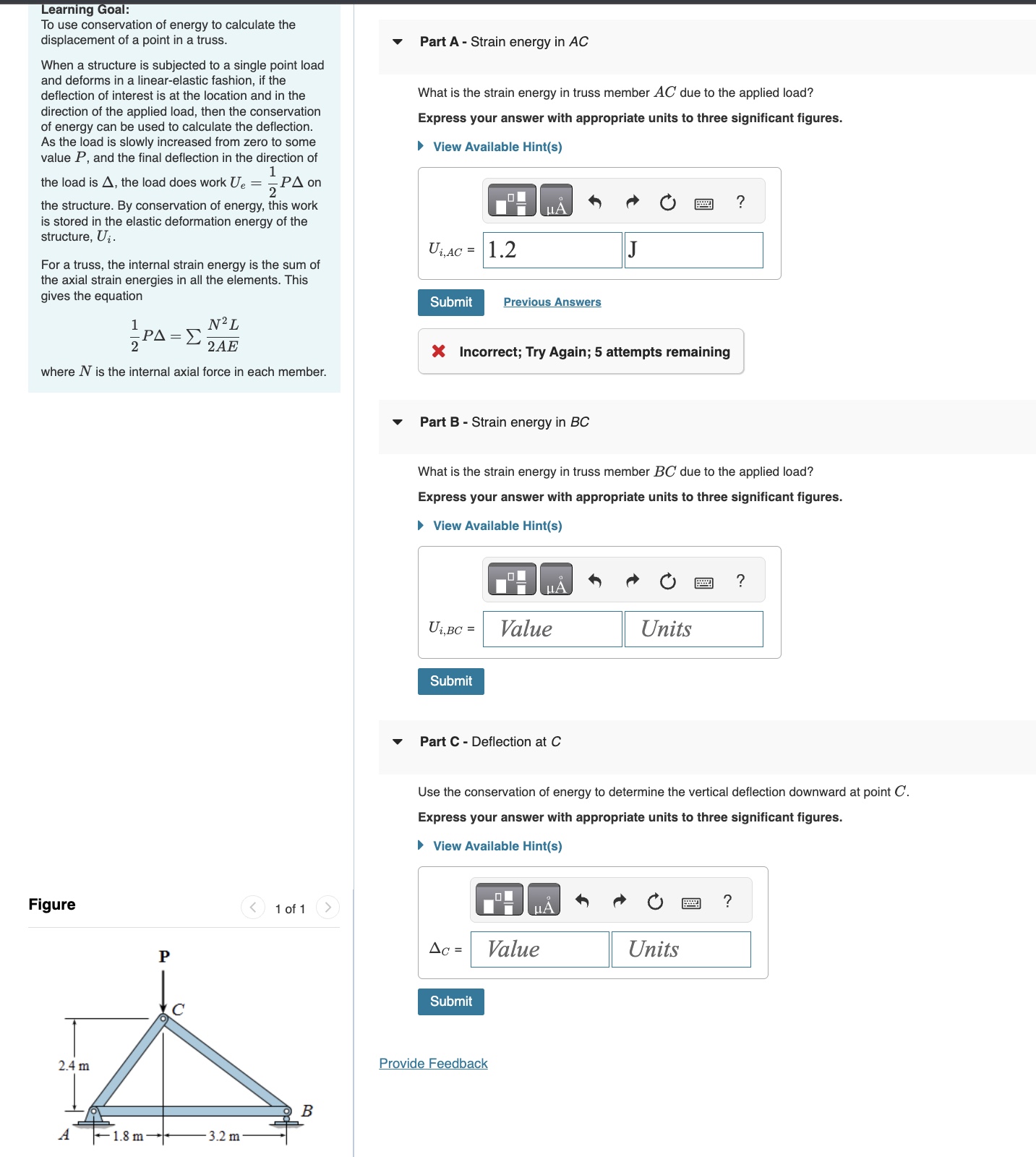 Solved Learning Goal: To use conservation of energy to | Chegg.com