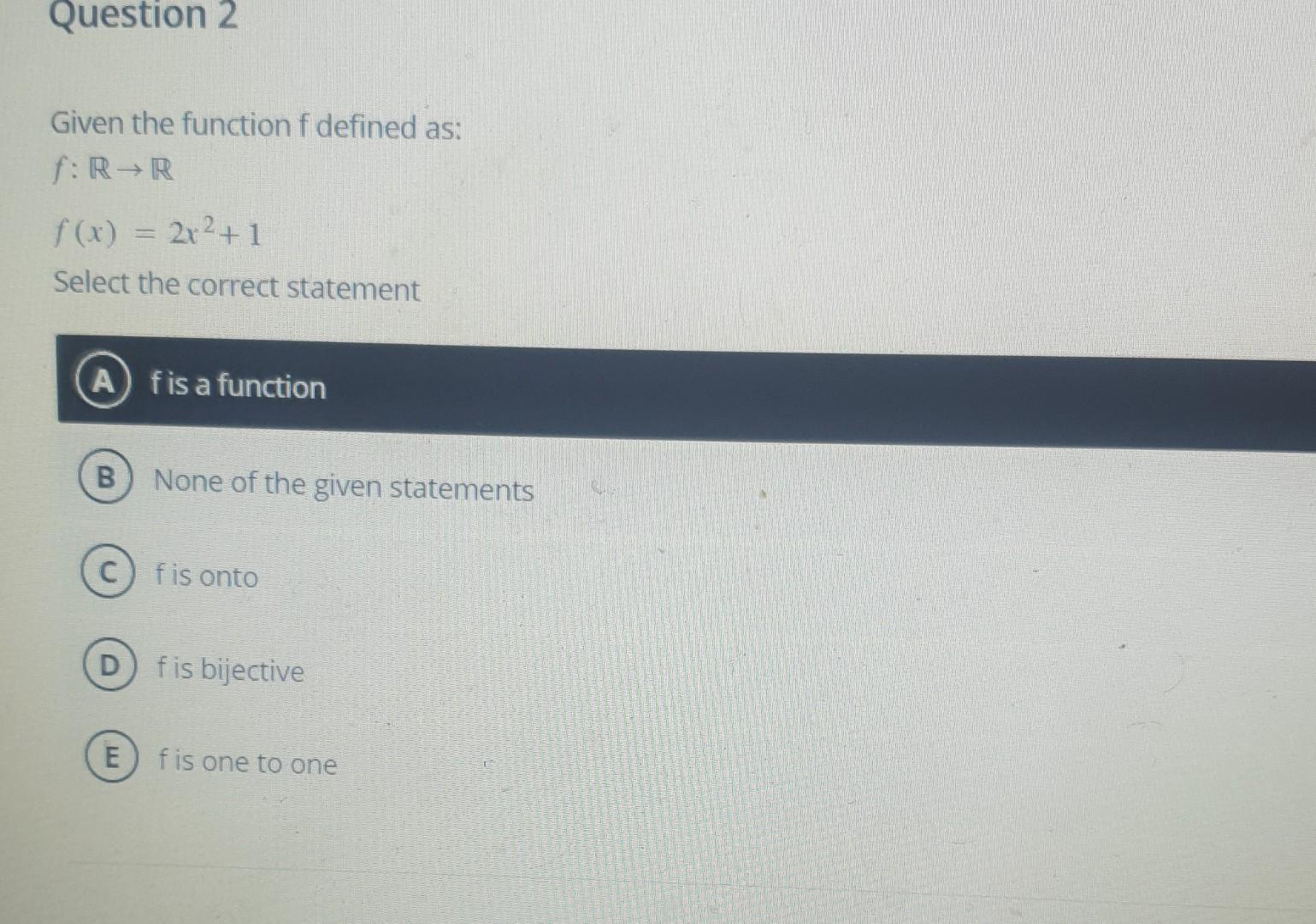 Solved Given The Function F Defined As [