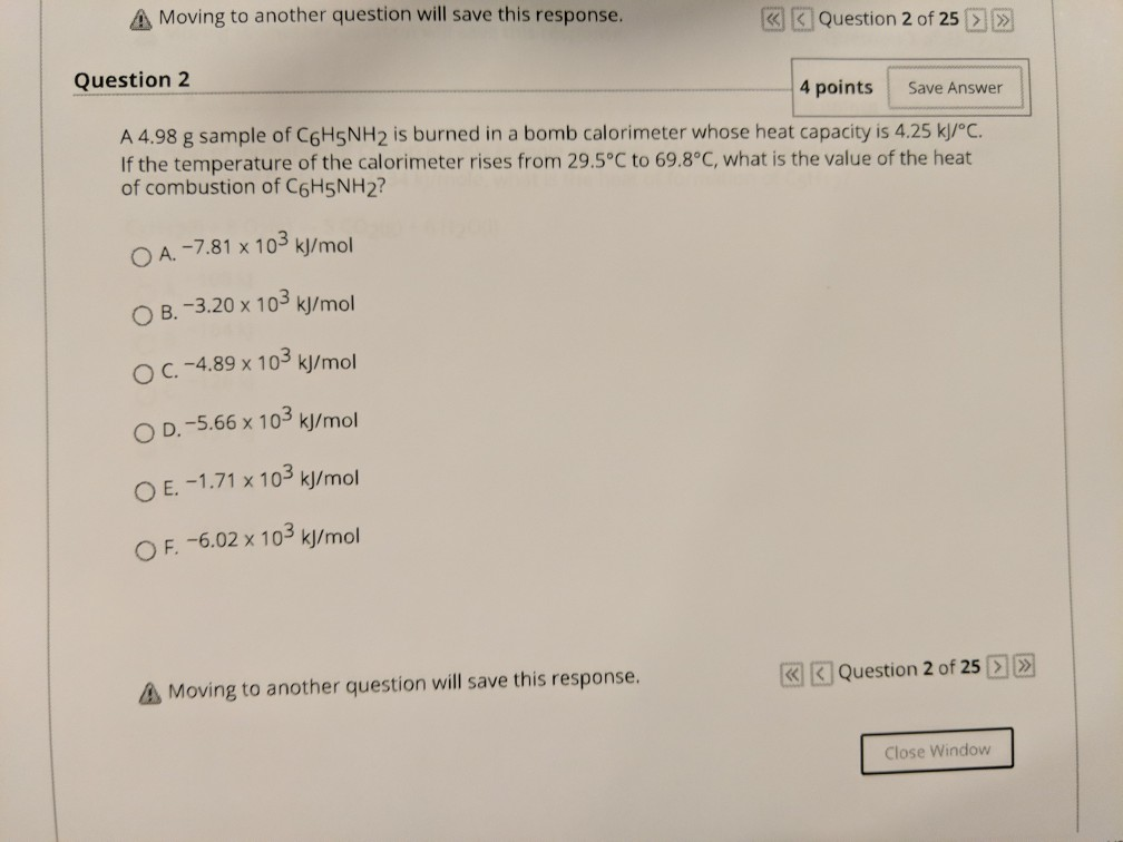 Solved Question 1 4 points Save Answ Calculate the amount of | Chegg.com
