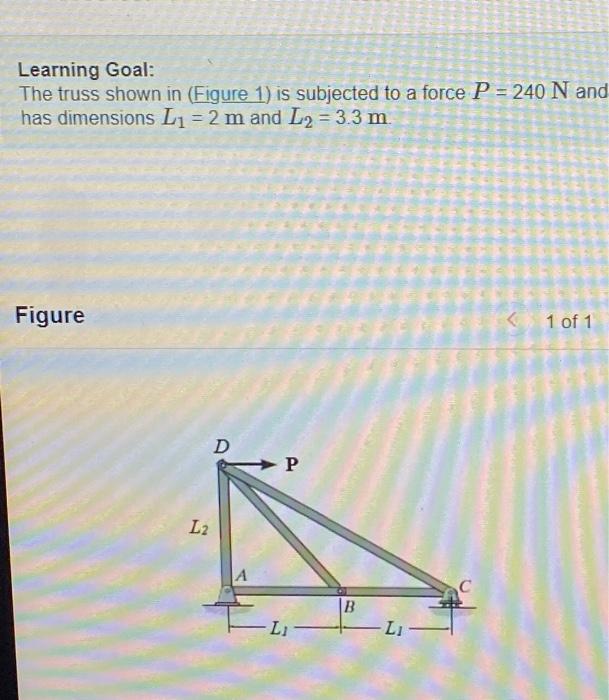 Solved Use the equilibrium of joint C to calculate the force | Chegg.com