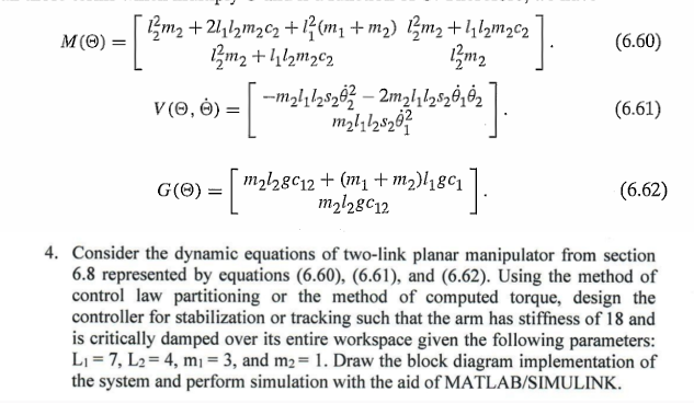 Solved QUICKLY PLEASE Consider the dynamic equations of | Chegg.com
