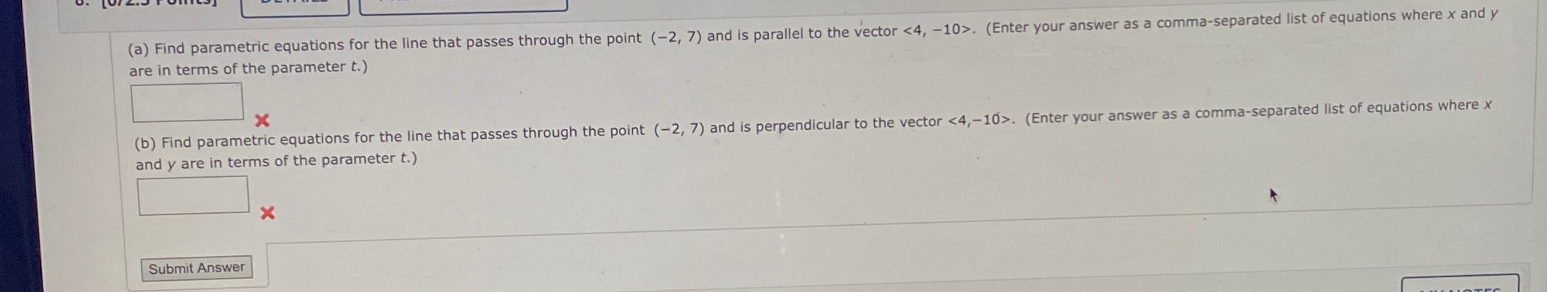 Solved are in terms of the parameter t.) ﻿and y ﻿are in | Chegg.com