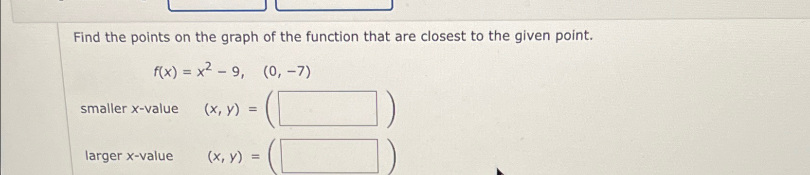 Solved Find the points on the graph of the function that are | Chegg.com