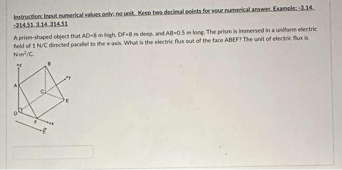 Solved Instruction Input Numerical Values Only No Unit 9949