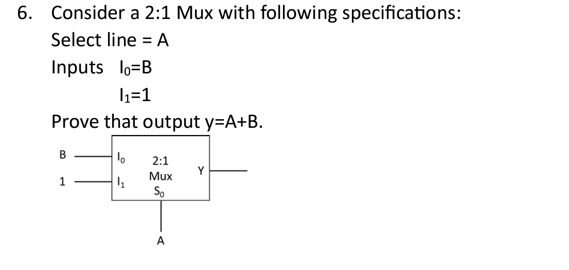 Solved Consider a 2:1 ﻿Mux with following | Chegg.com
