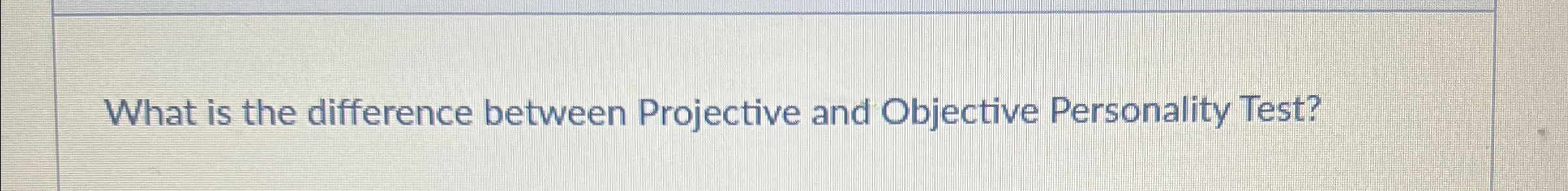 Solved What is the difference between Projective and | Chegg.com