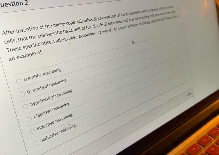 Solved uestion 2 After invention of the microscope, | Chegg.com
