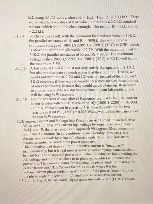 Solved ENGR 2105 Experiment #8 - Circuit Design Problems 1. | Chegg.com