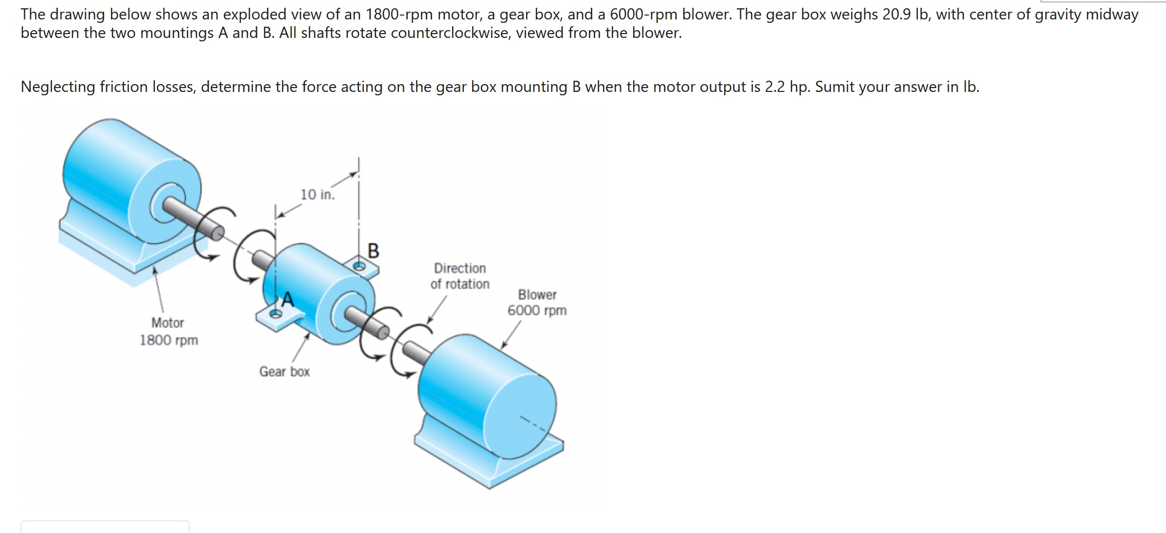 Solved The drawing below shows an exploded view of an | Chegg.com