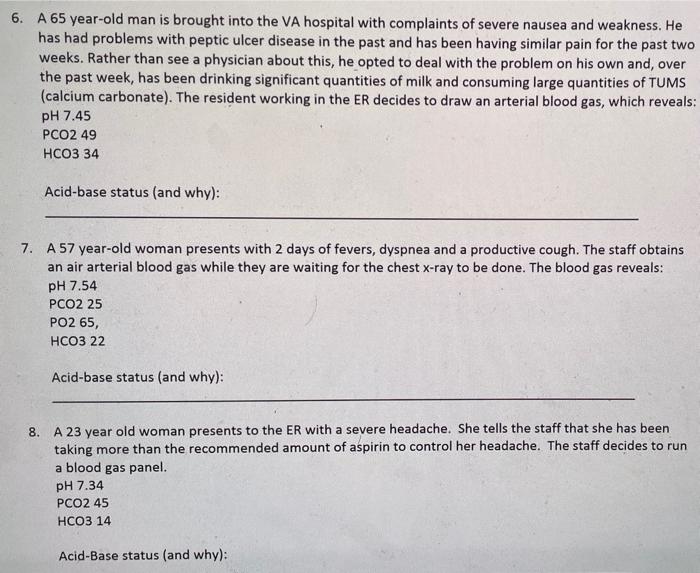 Solved Here is your Lesson 4 Arterial Blood Gases - Acid | Chegg.com