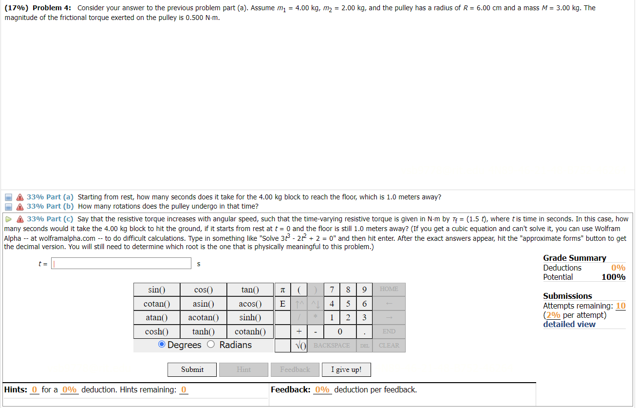 Consider your answer to the previous problem part | Chegg.com