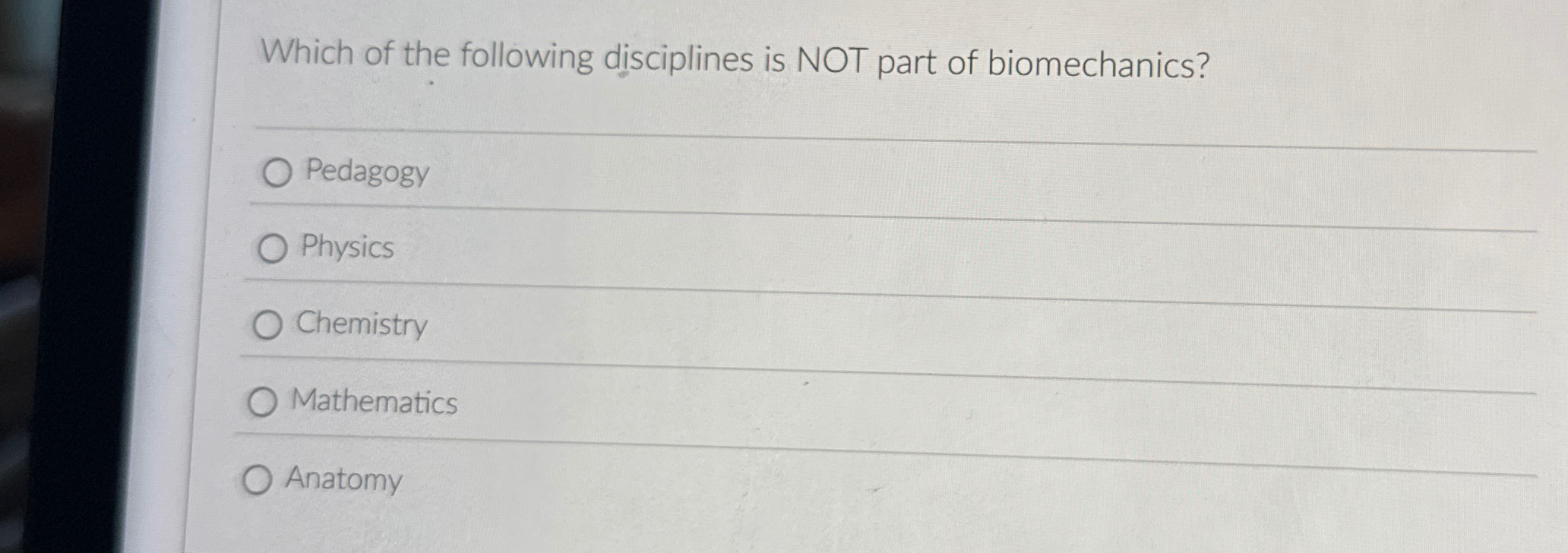 High Quality SOLUTION Which of the following disciplines is NOT part of | Chegg.com