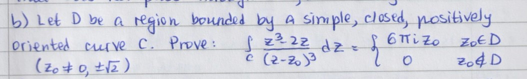 Solved b) ﻿Let D ﻿be a region bounded by a simple, closed, | Chegg.com