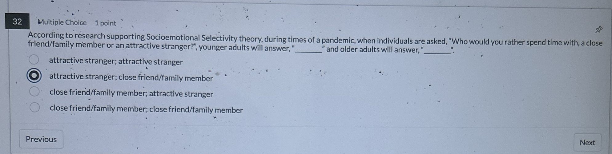 Solved 32Multiple Choice1 ﻿pointAccording to research | Chegg.com