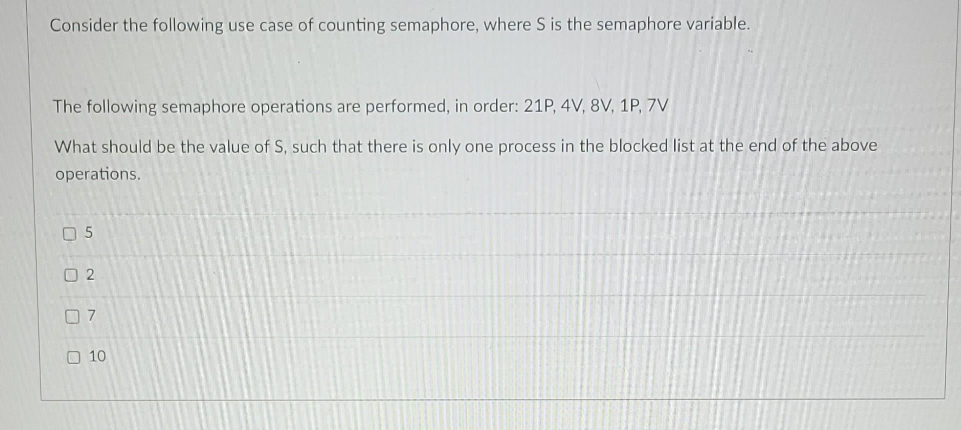Solved When using locks to achieve synchronization, the | Chegg.com