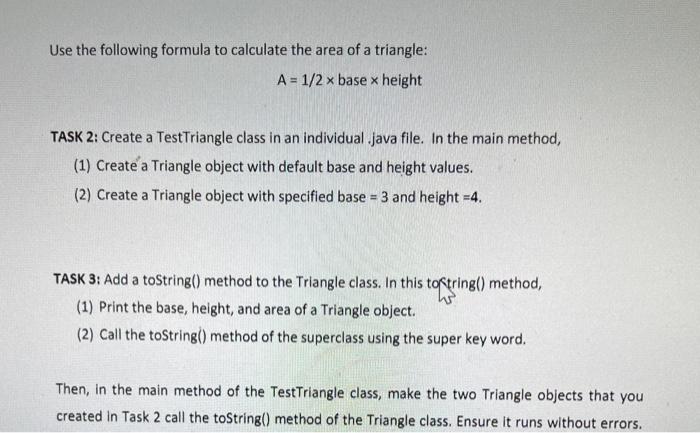 Solved public class SimpleGeometricobject \{ private String | Chegg.com