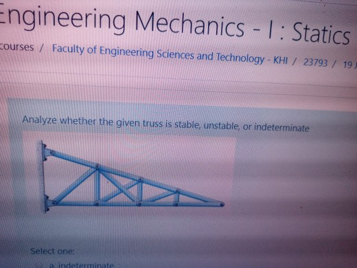 Solved Engineering Mechanics - 1: Statics courses / Faculty | Chegg.com
