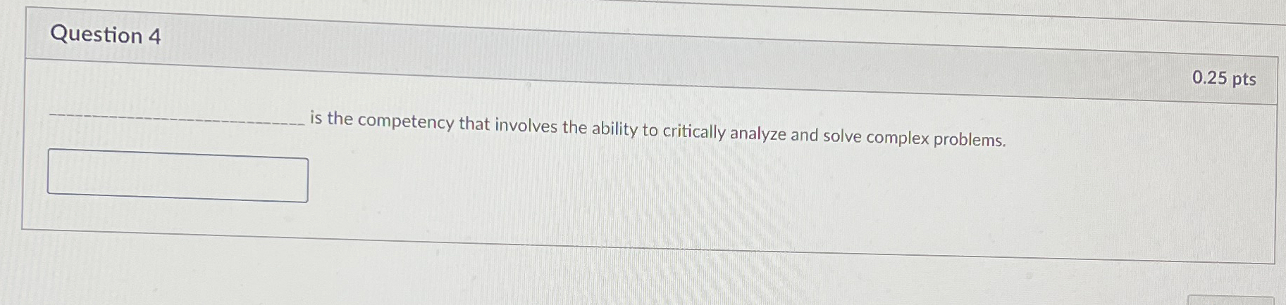 Solved Question 40.25ptsq, ﻿is the competency that involves | Chegg.com