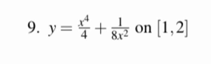 Solved y=4x4+8x21 on [1,2] | Chegg.com