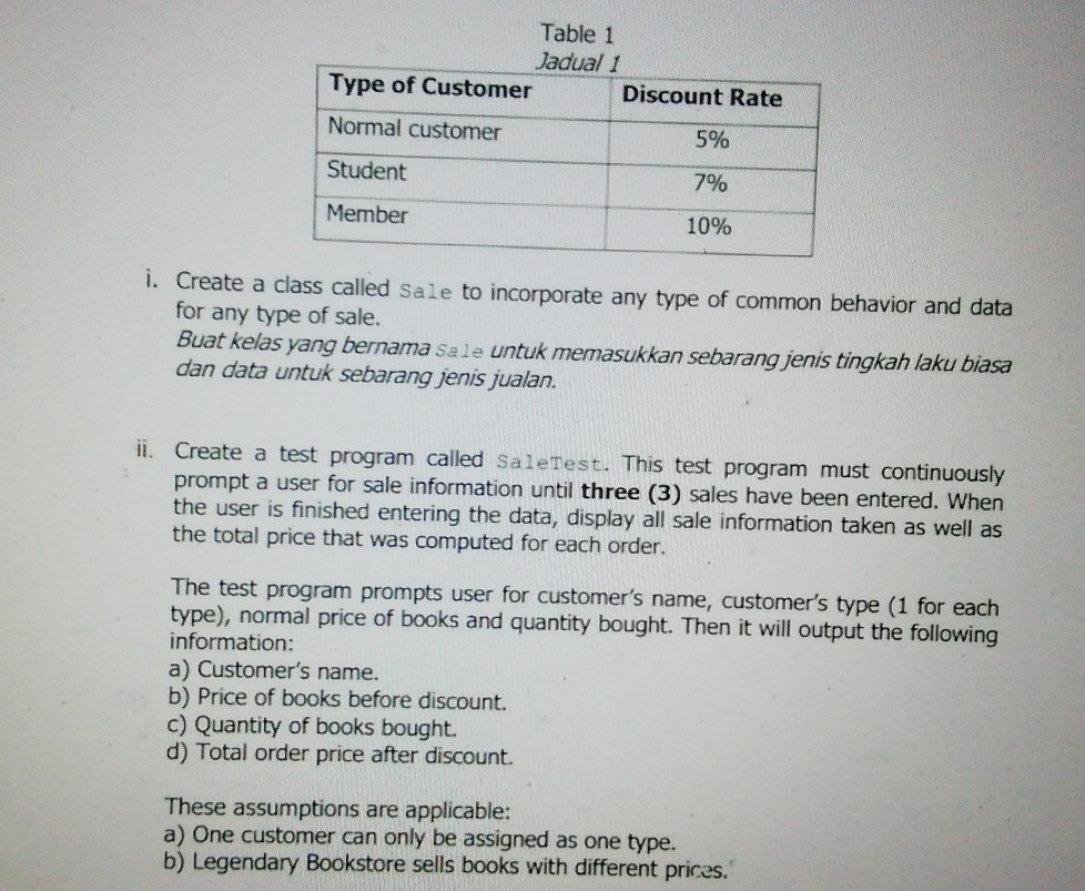 Solved Legendary Bookstore sells books to various types of | Chegg.com