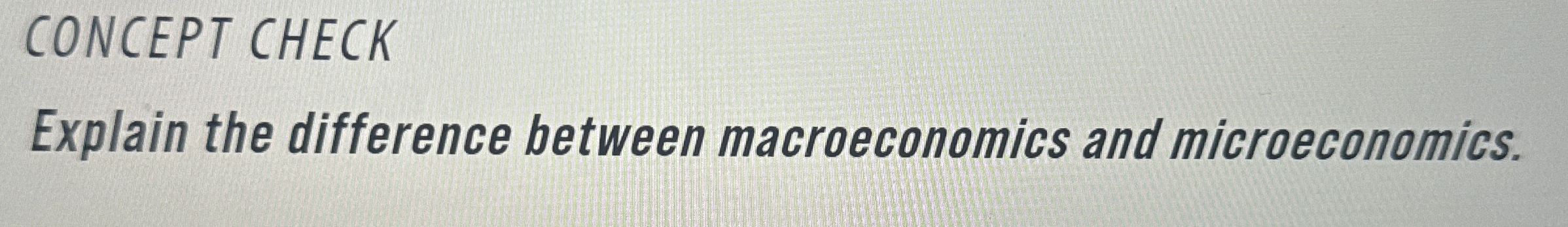 Solved CONCEPT CHECKExplain the difference between | Chegg.com