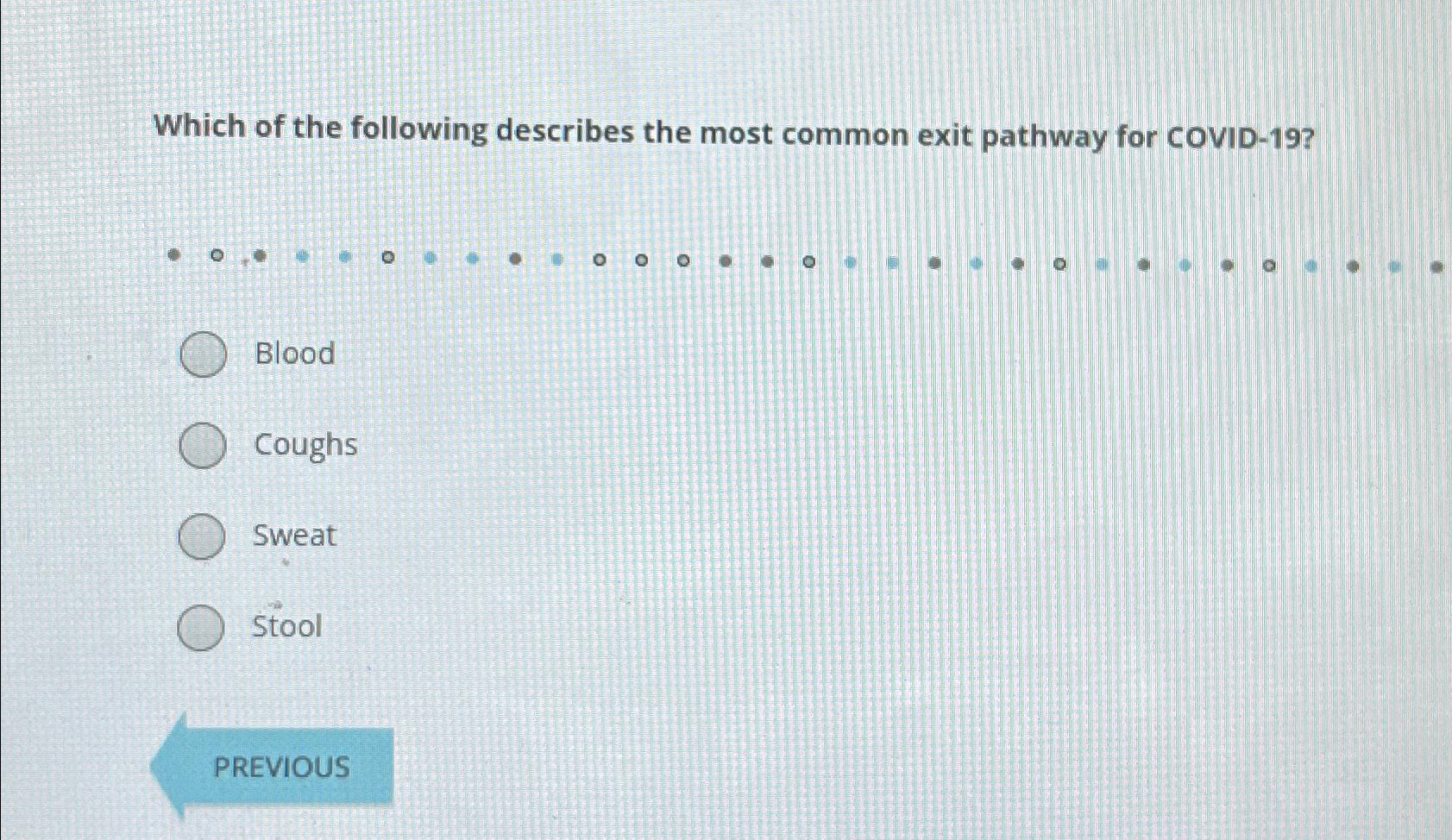 Solved Which of the following describes the most common exit | Chegg.com