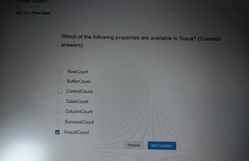 Solved AS1 14.x Final ExamWhich of the following properties | Chegg.com