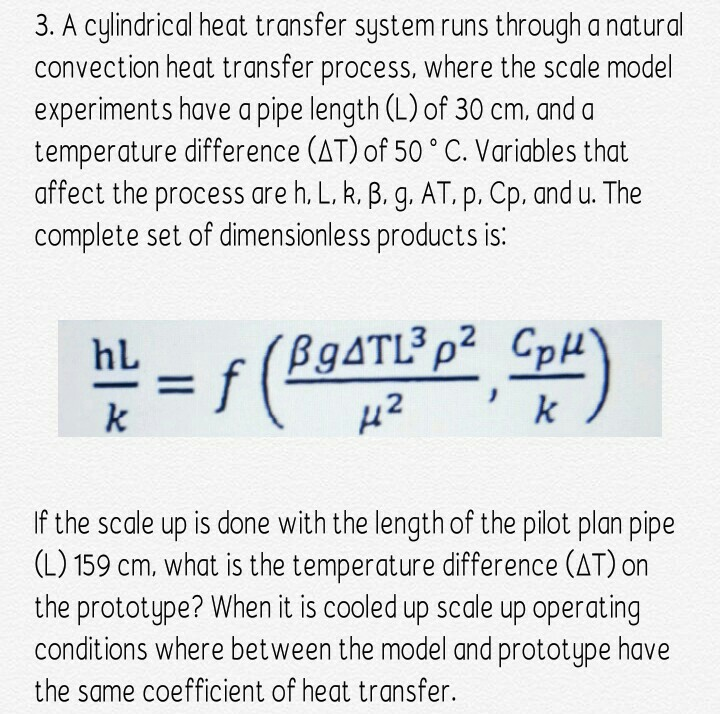 Solved 3. A cylindrical heat transfer system runs through a | Chegg.com